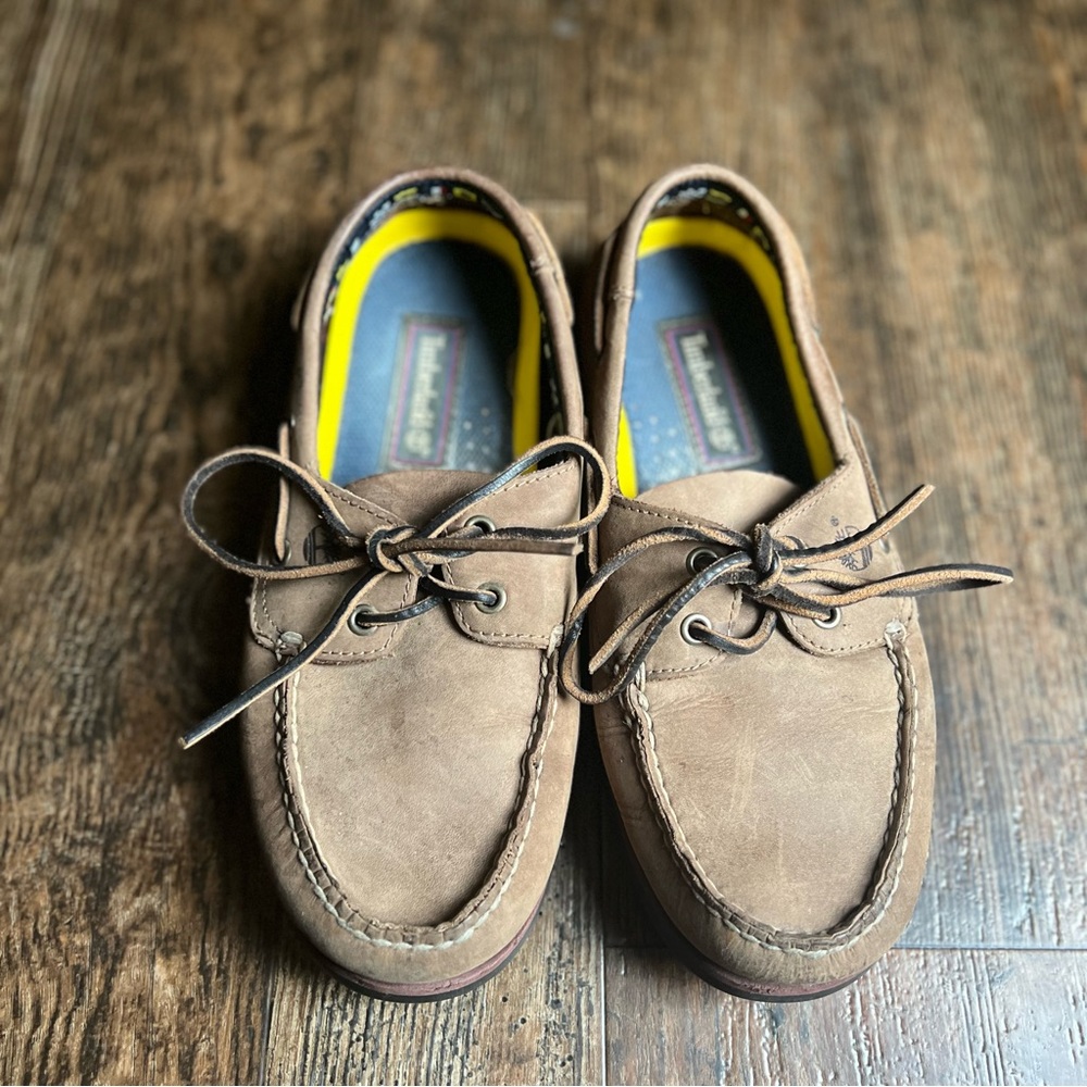 Vintage Men’s Timberland Leather Loafers Size 8.5m - Gem